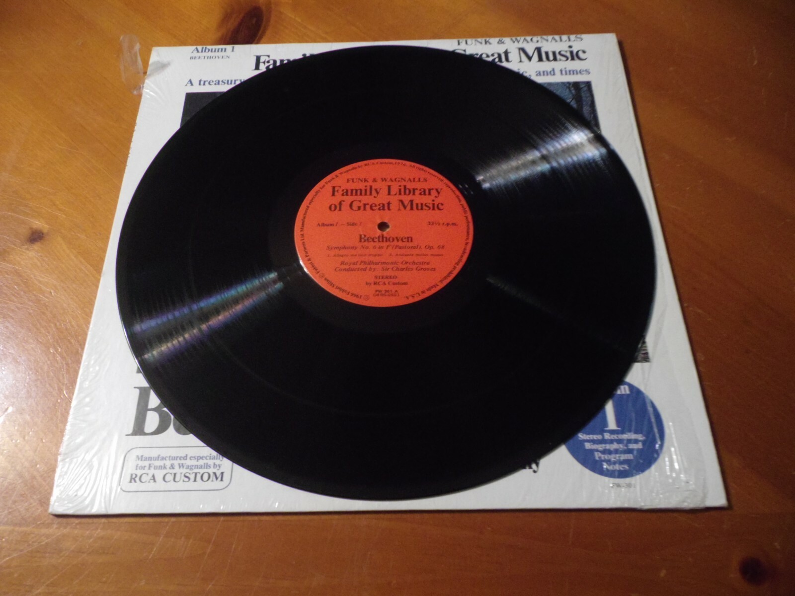 Funk & Wagnalls Family Library of Great Music Album 1 Beethoven LP | eBay