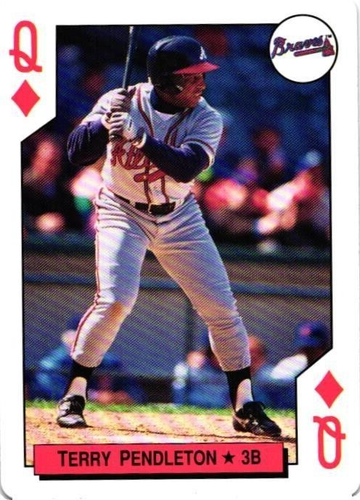 Terry Pendleton 1992 Baseball All-Stars Atlanta Braves Playing Card | eBay