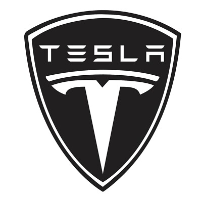 Tesla Black&White Wall Decal Truck Vehicle Decor Window Laptop 3M ...