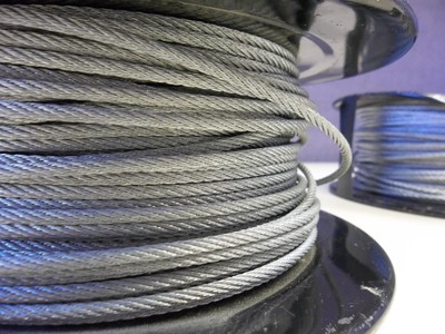 Crown Bolt 1/8" Galvanized Wire Rope x 500 ft | eBay