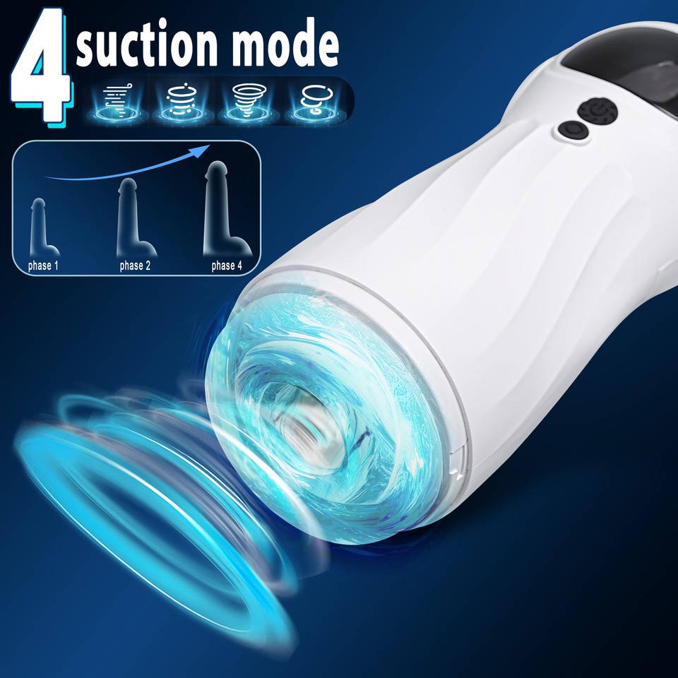 Male Masturbaters Automatic HandsFree Powerful Penis Sucker Pump ...