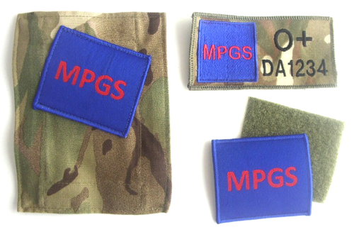 MPGS TRF DZ ARM BADGE , ZAP BADGE - MILITARY PROVOST GUARD SERVICE ...