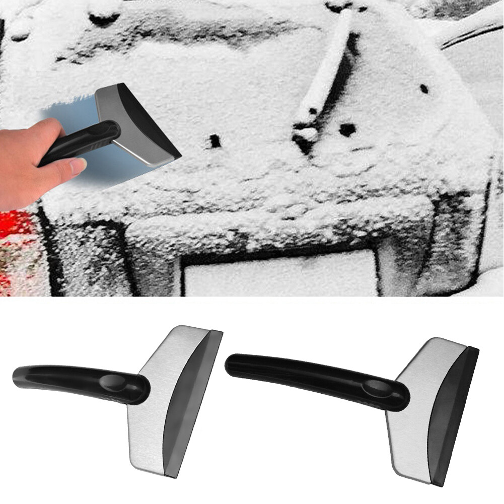 2pcs Long And Short Handle For Car Non Scratch Ice Scraper Truck ...