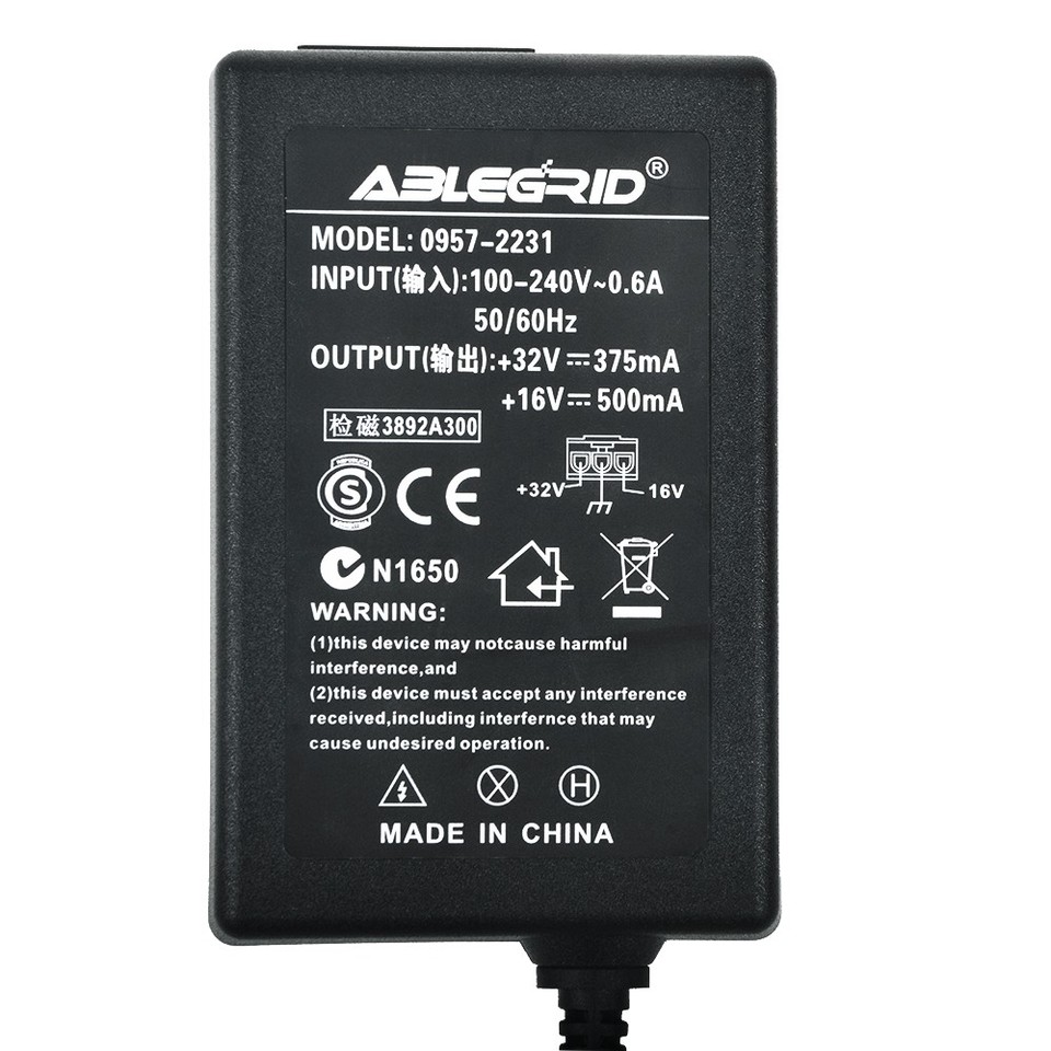 AC Power Adapter Cord For HP Photosmart C4210 C4235 C4240 C4250 C4270 ...