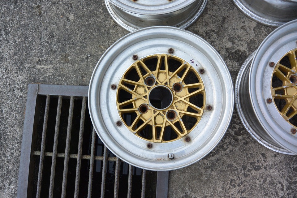 JDM 14" SSR Star Shark II 2 wheels rims for datsun 280zx ae86 ta22 s30 ...