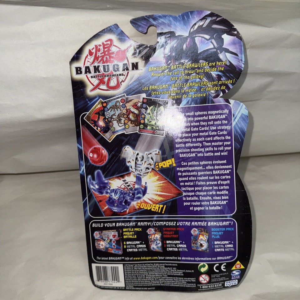 Bakugan Battle Brawlers Starter Pack Series 1 Darkus Preyas Manion NOS ...