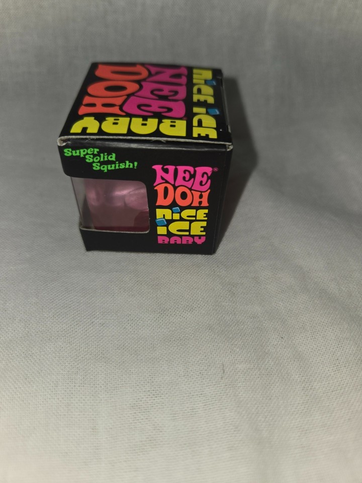 NEE DOH Nice Ice Baby Cube Pink Stimming Toy |BRAND NEW Schylling Small ...