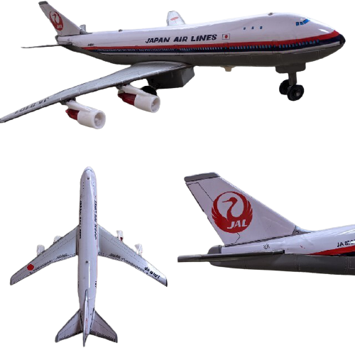 Nomura Toy Made Of Tin Japan Airlines Boeing 747 Jal Ja8101 vintage ...