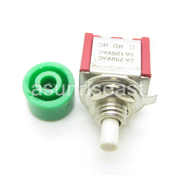 5 x Mini Momentary Click Push Button Switch SPDT NO NC 5A 120V 2A 250V ...