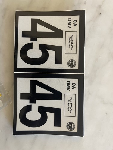 California Commercial gross vehicle weight sticker | eBay