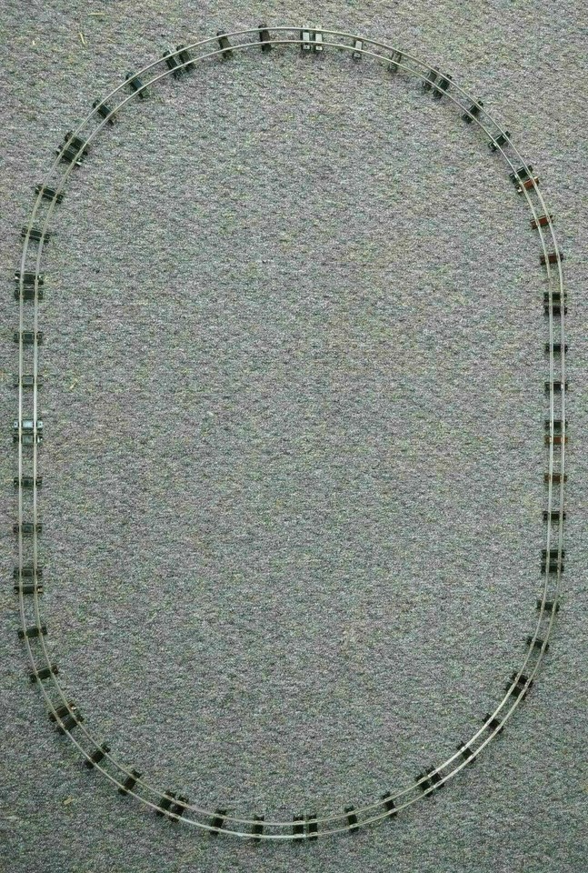 American Flyer S Gauge. Train Track Layout, 12 Curved, 4 Straight ...