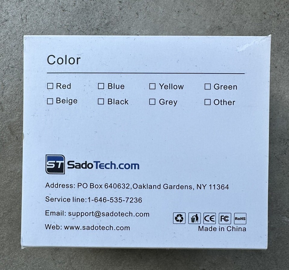 SadoTech Model C Wireless Doorbell Easy Install 52 Chime, White | eBay