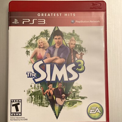 The Sims 3- CIB! ( PS3 PlayStation 3) Complete - Greatest Hits Super ...