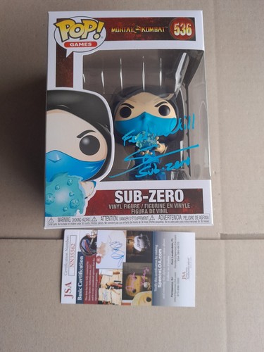 Sub-Zero Funko Pop 536 Autographed Signed By Steve Blum JSA Certified ...