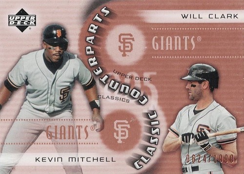 2005 Upper Deck Classics - Classic Counterparts Will Clark, Kevin ...