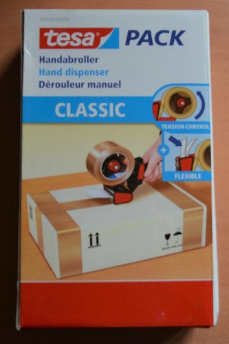 Tesa Handabroller Classic, Klebebandabroller Packband Paketband ...