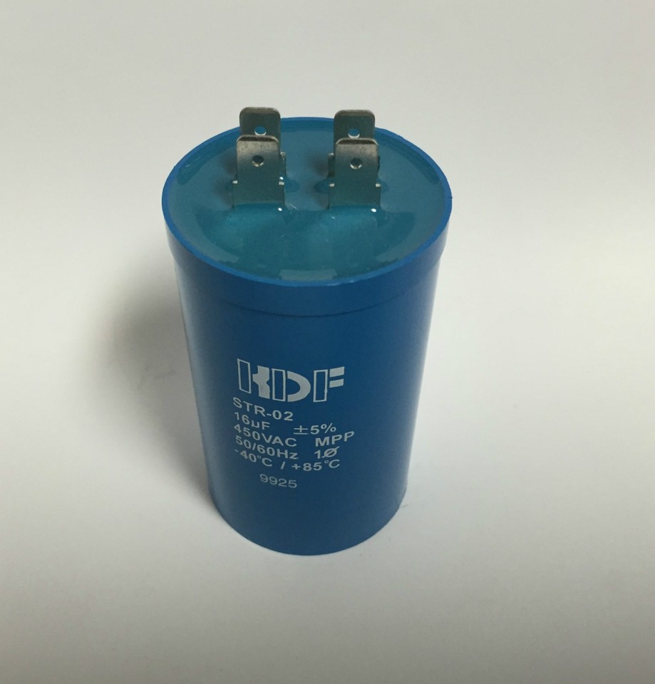 16uf mfd 450vac Motor Run Capacitor suits motors pumps compressors MPP ...
