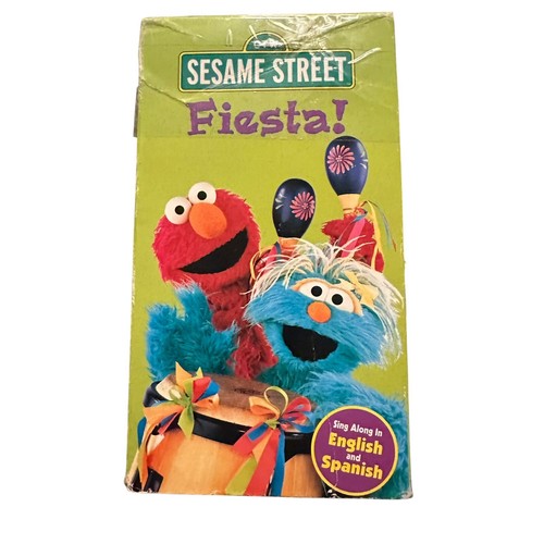 Sesame Street Fiesta Kids Guide to Life VHS 1998 English And Spanish ...