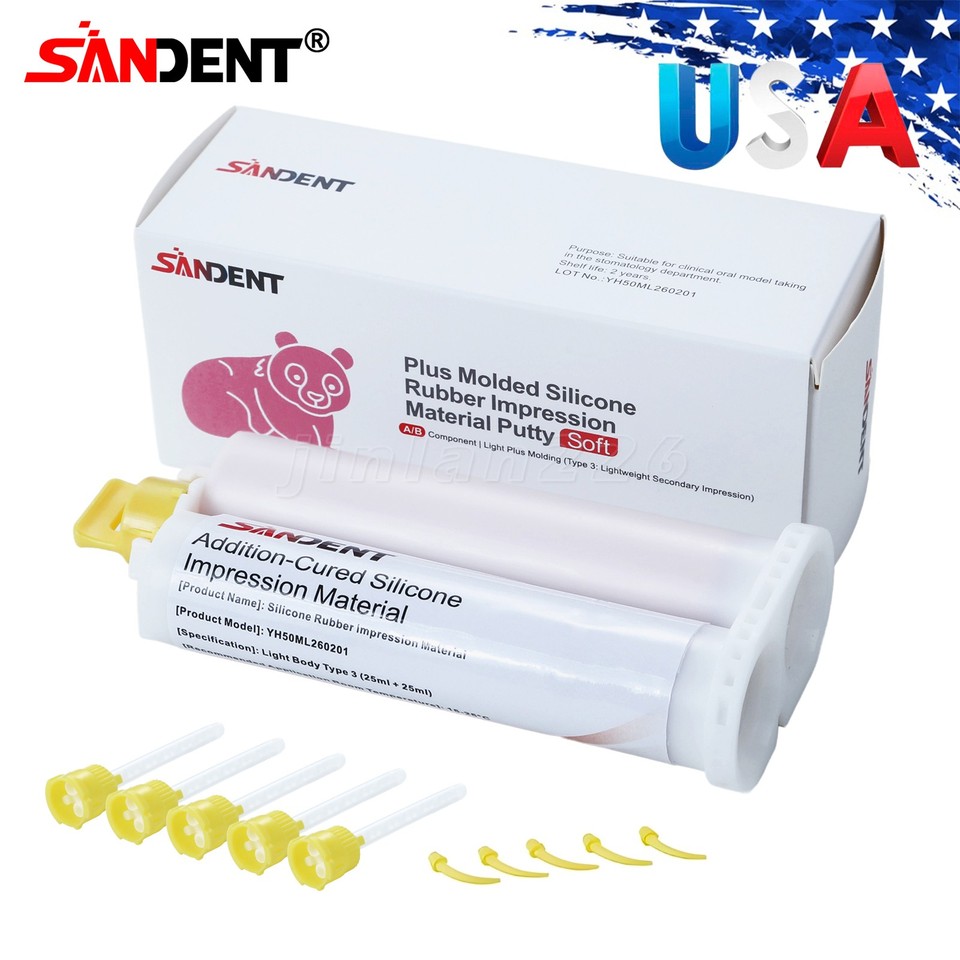 Dental VPS Impression Material Medium/Light/Heavy Body - Fast Set PVS ...