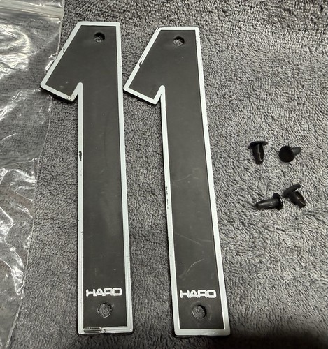 80s HARO # 1 Number Plate NOS BMX Stadium Old School Freestyle Race ...