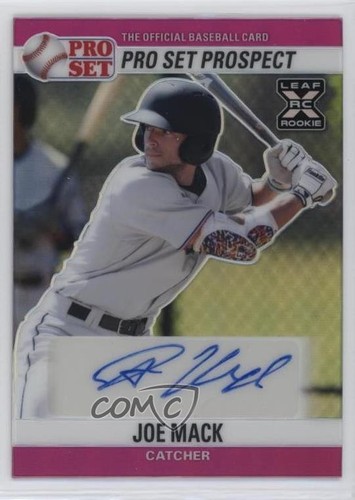 2021 Leaf Pro Set Metal - 1990 Base Autographs Joe Mack #PS0-JM1 Pink ...