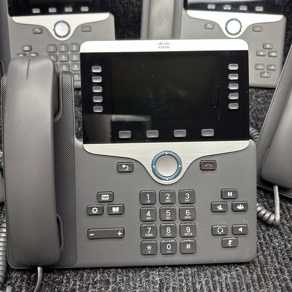 Lot Of 7 CISCO CP-8841 CP-8841-K9= IP PHONE 8841 VoIP BUSINESS OFFICE ...