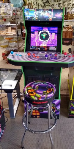 Arcade 1Up Teenage Mutant Ninja Turtles: Turtles in Time Home Arcade ...