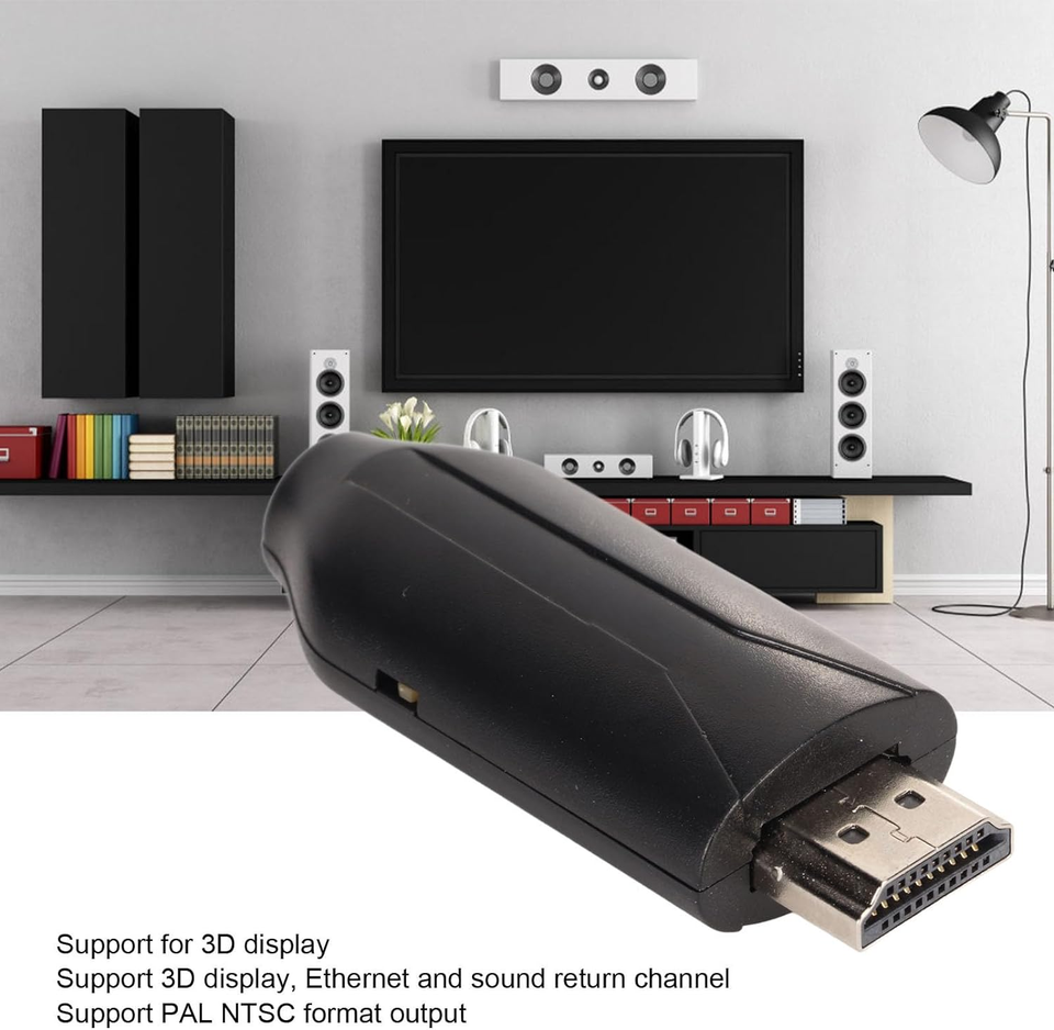 HDMI to Converter, AV to HDMI Adapter Supports 4K 30Hz, to HDMI ...