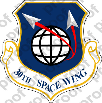 STICKER USAF 30TH SPACE WING | eBay