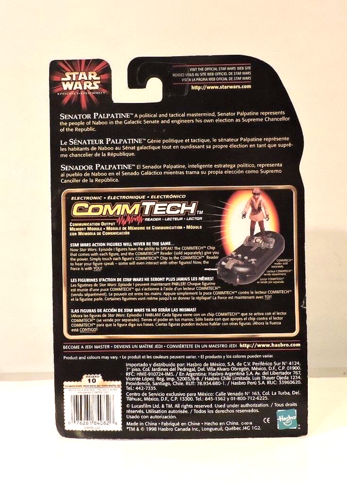 1999 SENATOR PALPATINE & SENATE CAM DROID CommTech STAR WARS NIB | eBay UK