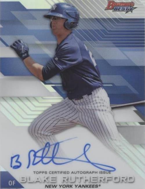 2017 Bowman's Best - Best of 2017 Autographs Blake Rutherford #B17-BR ...