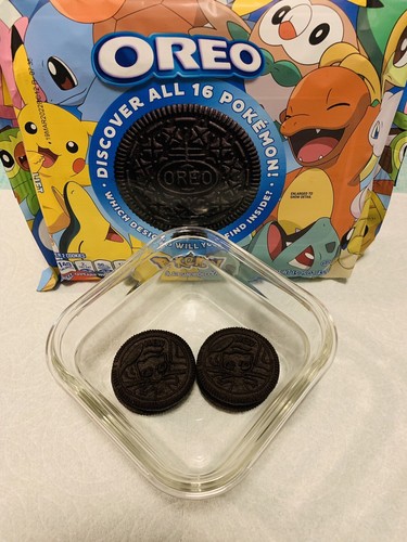 Oreo Pokémon Chocolate Sandwich Cookies Rare Mew Mewto | eBay