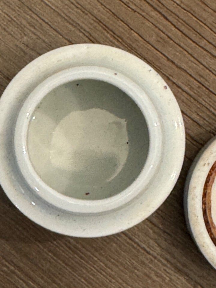 Takahashi SAN FRANCISCO Ceramic Round Trinket Pill Box Floral Japan ...