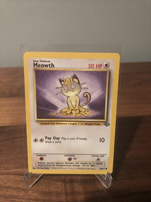 Meowth 56/64 Pokemon Card | eBay