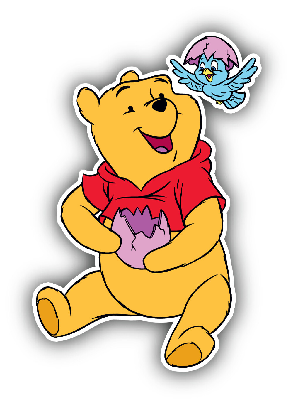 Winnie The Pooh Cartoon Sticker Bumper Decal - ''SIZES'' | eBay