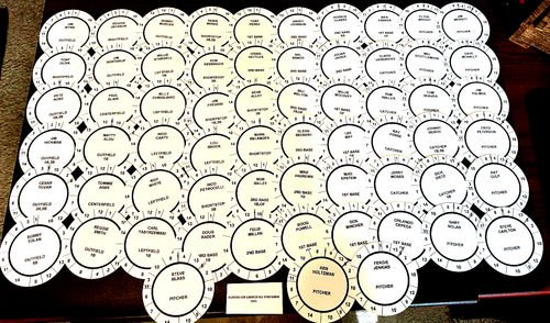 Players for 1971 Cadaco All-Star Baseball Game 61 Pre-Cut discs | eBay