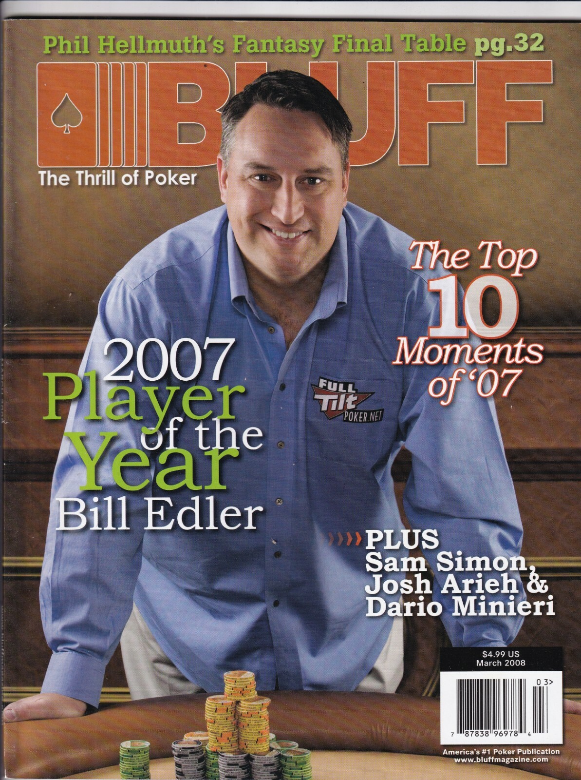 Bluff Magazine Player Of The Year Bill Edler 10 Moments March 2008 ...