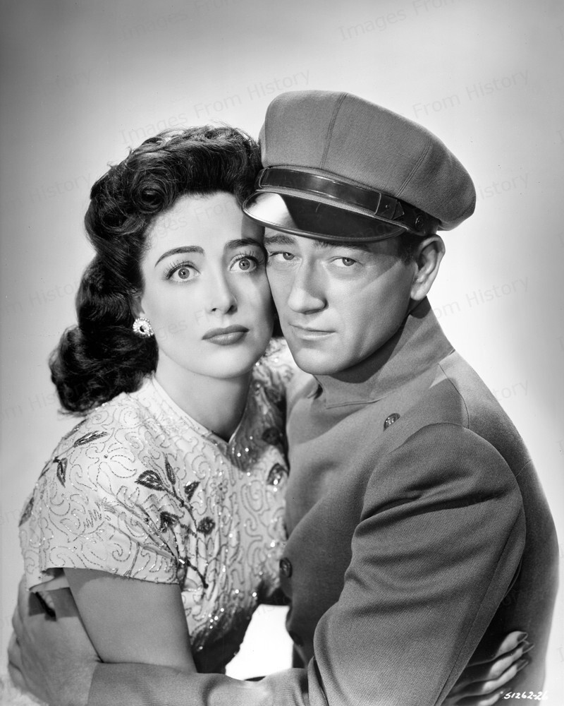 8x10 Print John Wayne Joan Crawford Reunion In France #1c120 | eBay