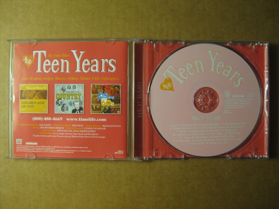 TIME LIFE: The Teen Years - Hey Baby (20011 CD) | eBay