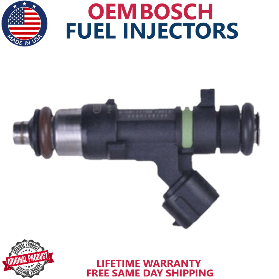 NEW GENUINE BOSCH x4 Fuel Injectors For 2007-2013 Nissan Altima 2.5L I4 ...