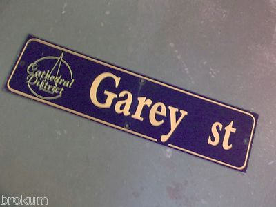 Signs - Street Sign 36 X 9 Gold