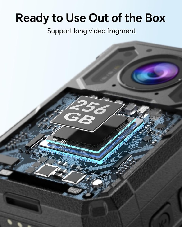 1440P Police Body Camera with Audio Night Vision Dash Camera Body Worn ...