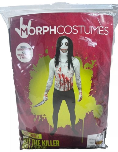 Jeff the Killer Morphsuit + Wig Mens Halloween New Costume Urban ...