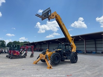 2018 JCB 510-56 56' 10,000 lb Telescopic Reach Forklift Telehandler Aux ...