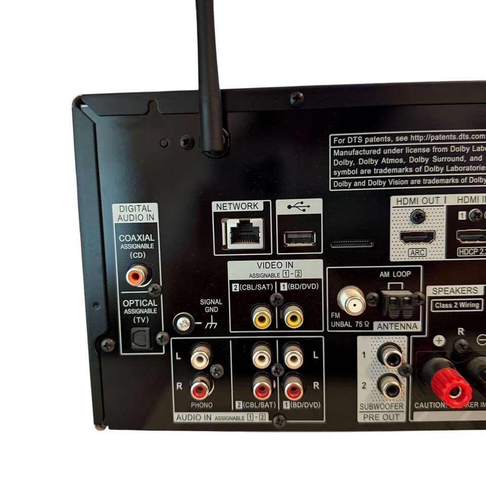 Pioneer Elite VSX-LX102 7.2 Channel AV Receiver | Dolby Atmos 4K HDR ...