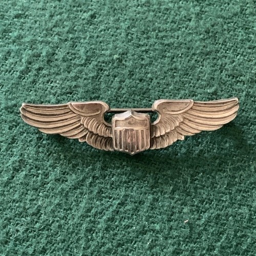 US Air Force Pilot Wings 2” Badge Pin - Sterling Silver - Vintage USAF ...