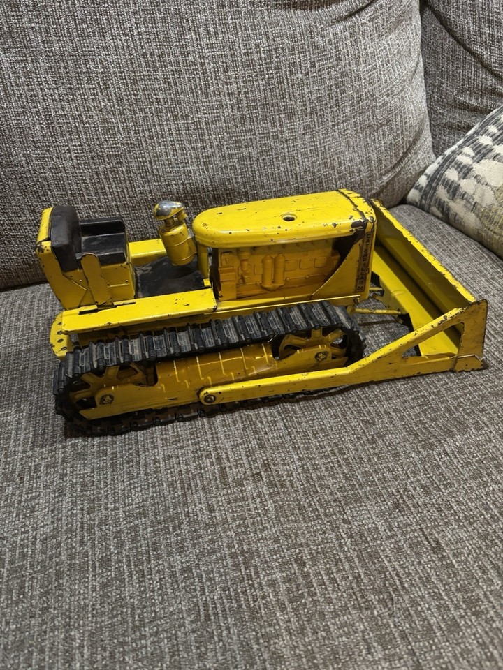 Vintage Doepke Pressed Steel Caterpillar Cat D6 Bulldozer Toy Truck | eBay
