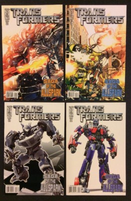 TRANSFORMERS SAGA OF THE ALLSPARK #1 - 4 Comic Books FULL SERIES UK ...