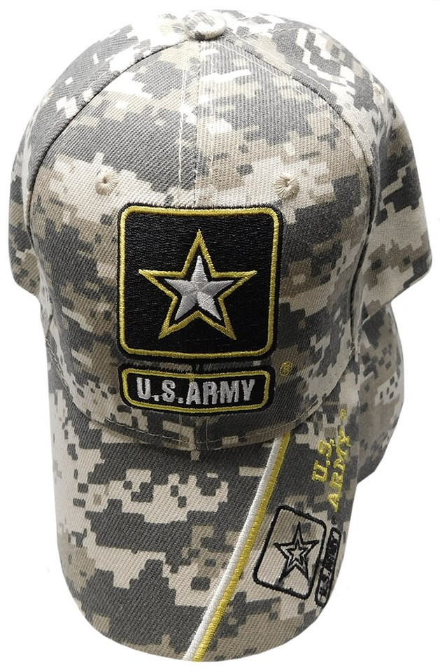 US Army STAR Logo Cap Hat U.S Military Strong American Armed Forces ...