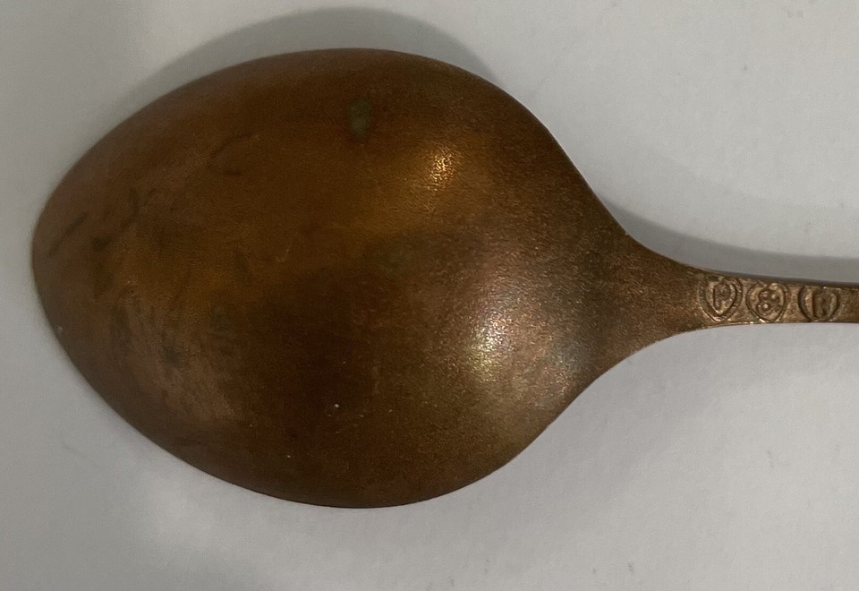 No. 2 Shaft House Mine Calumet Michigan Copper Indian Head Demi Spoon P ...